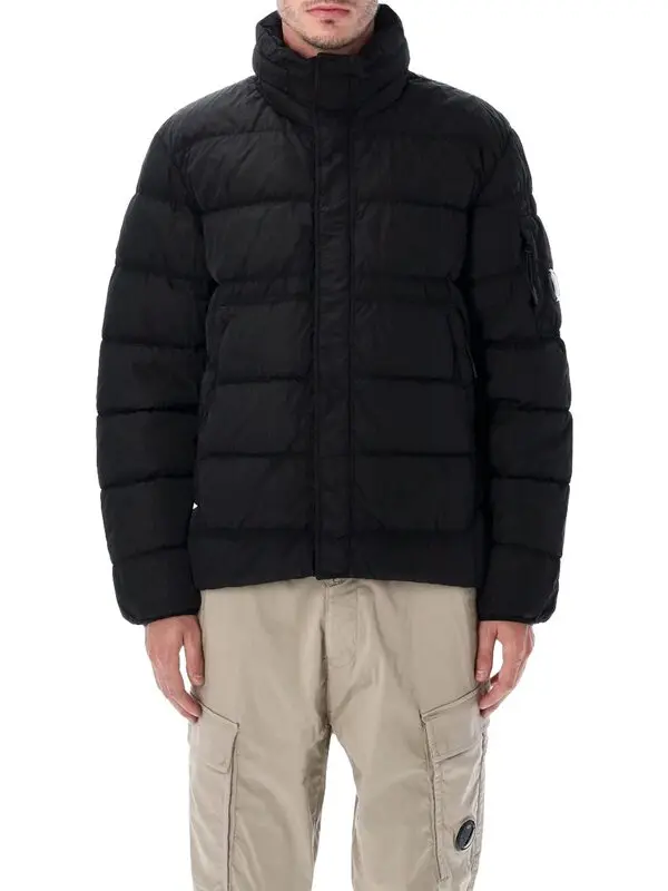C.P. COMPANY Chrome-r Recycled Down Jacket - Black