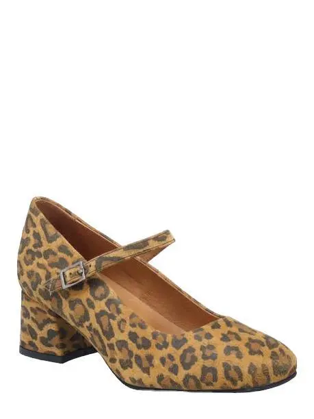 Miz Mooz Gabbie Mary Jane Pump - Leopard