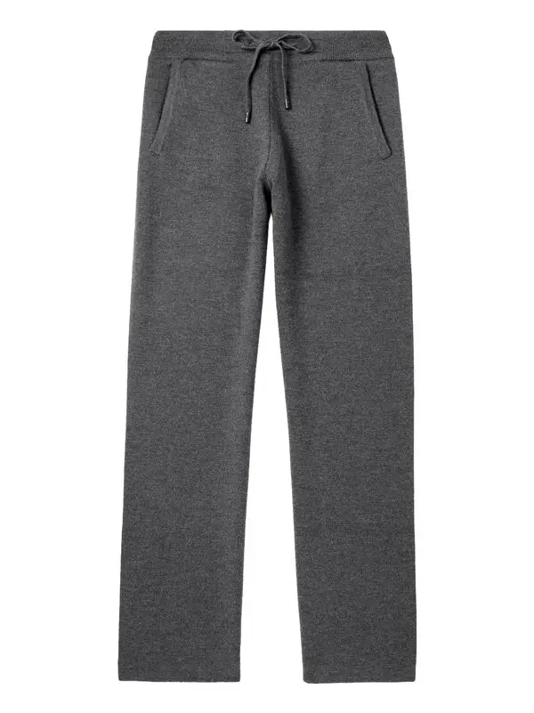PIACENZA CASHMERE 1733 Straight-leg Wool Trousers - Gray