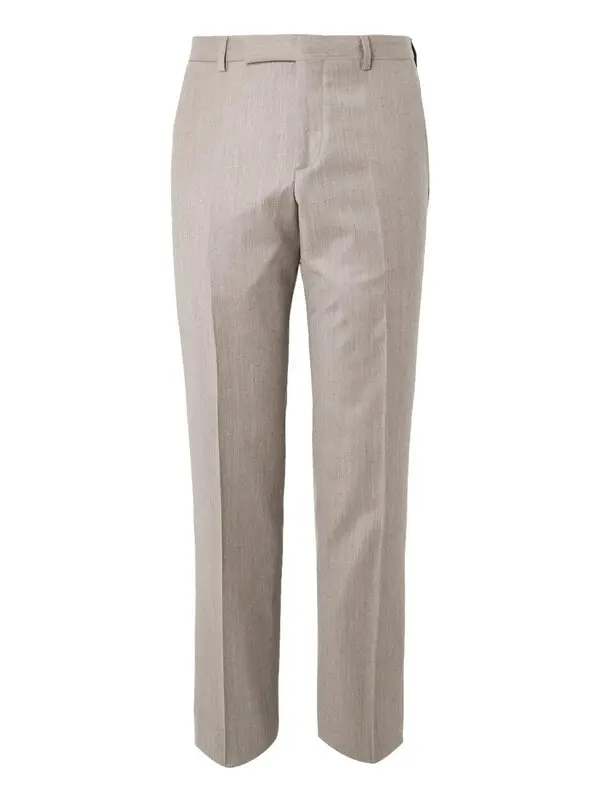 Paul Smith Straight-leg Wool And Cashmere-blend Suit Trousers - Gray