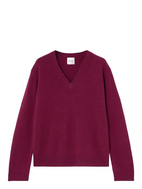 LESET Jesse Wool Sweater - Burgundy