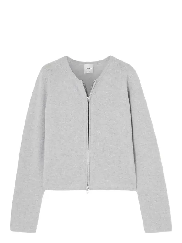 LESET Jesse Wool Cardigan - Gray