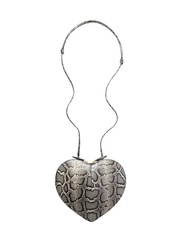 Alaïa Le Coeur Watersnake Shoulder Bag - Animal Print