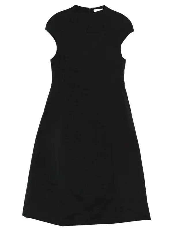 AMOMENTO Cap-sleeve Dress - Black