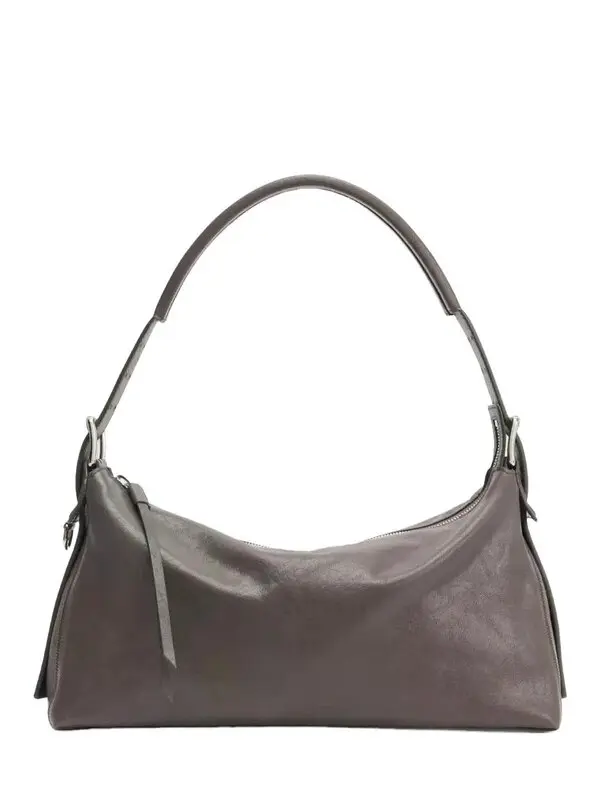 LEMAIRE Belted Leather Tote Bag - Grey