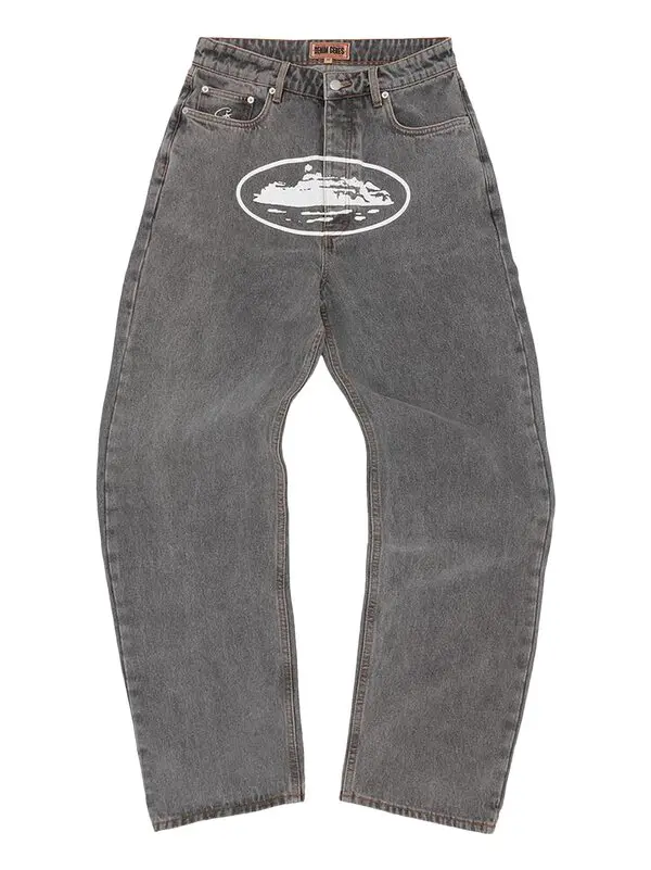 CORTEIZ Island Baggy Jeans - Grey