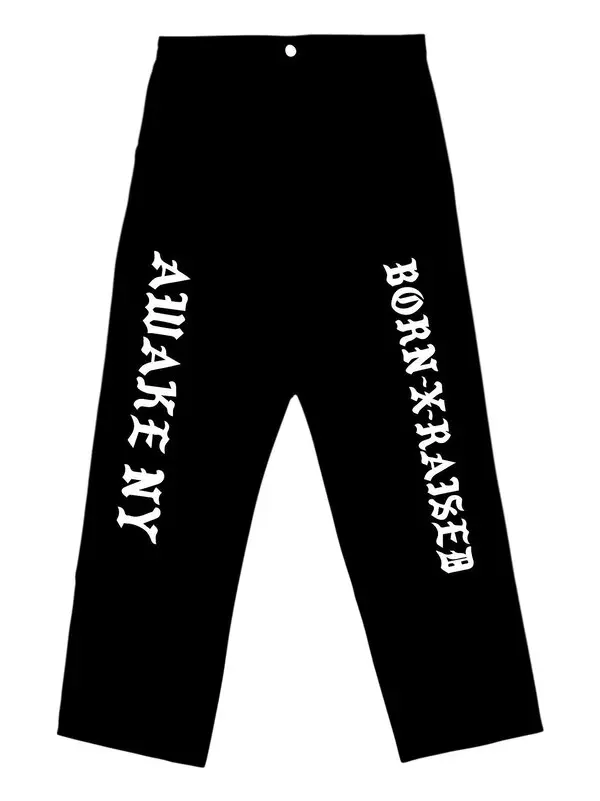 BORN X RAISED X Awake X Carhartt Wip Double Knee Pant - Black