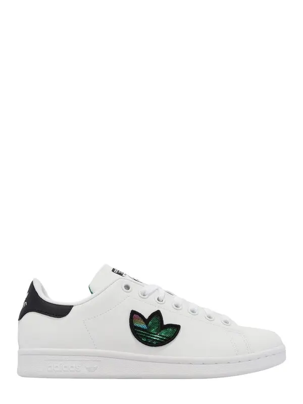 Adidas Stan Smith J 'trefoil Sequin' Sneakers - White