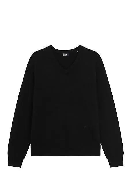 The Kooples Regular-fit Stretch Cashmere-blend Jumper - Black