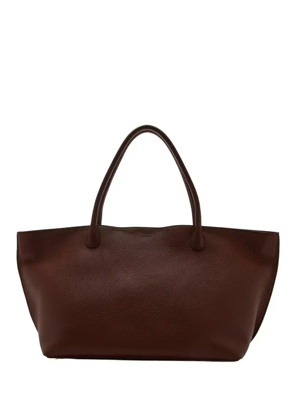Lié Studio Eva Leather Weekend Tote - Brown