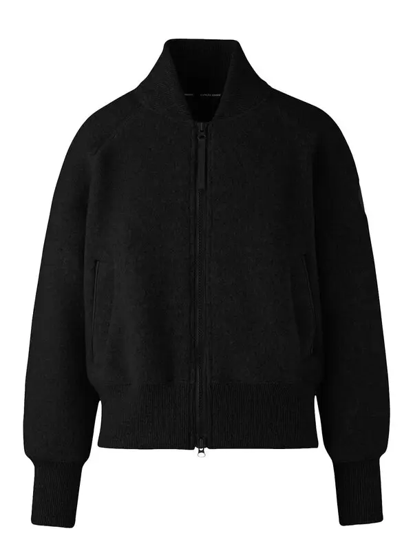 Canada Goose Sierra Fleece Bomber Jacket - Black