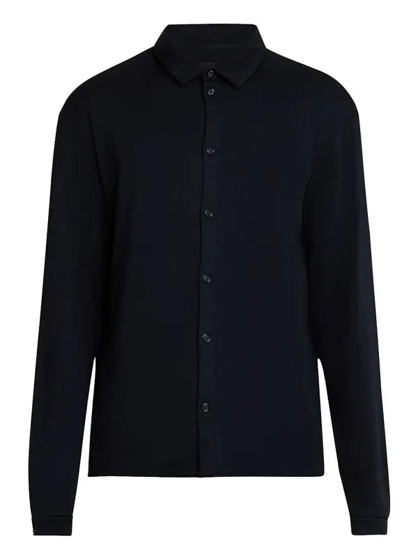 Giorgio Armani Cashmere Button-front Cardigan - Dark Navy