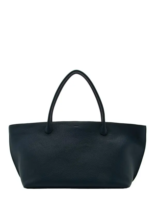 Lié Studio Eva Leather Weekend Tote - Blue