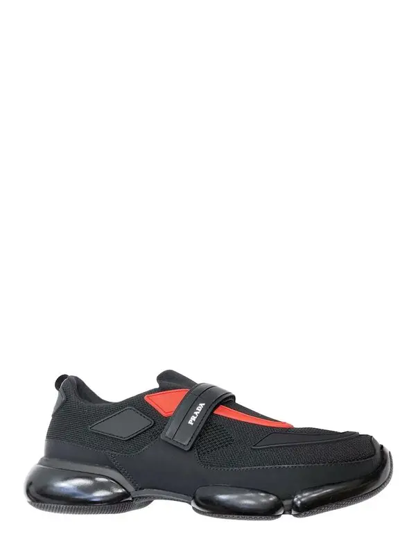 Prada Cloudbust Sneakers - Black/mandarin