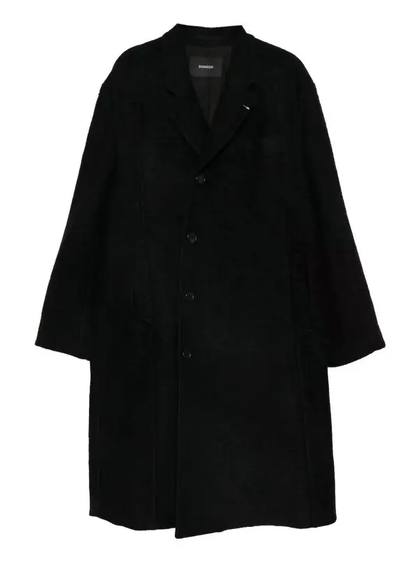 SONGZIO Single-breasted Coat - Black