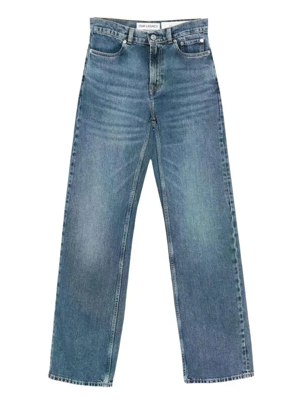 Our Legacy Wata Cut Jeans - Blue