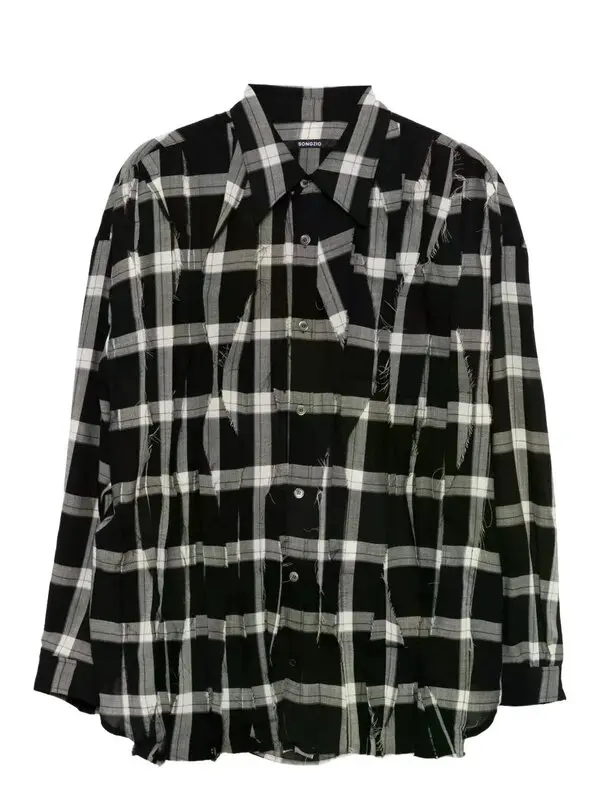 SONGZIO Plaid Shirt - Black