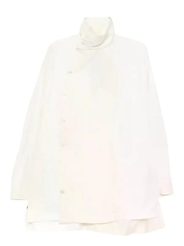 SONGZIO Patch-work Shirt - White