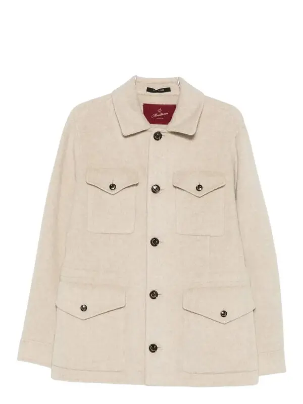 MONTECORE Jacket With Pockets - Beige