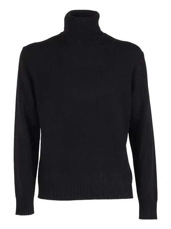 BALLANTYNE High Neck Pullover - Black