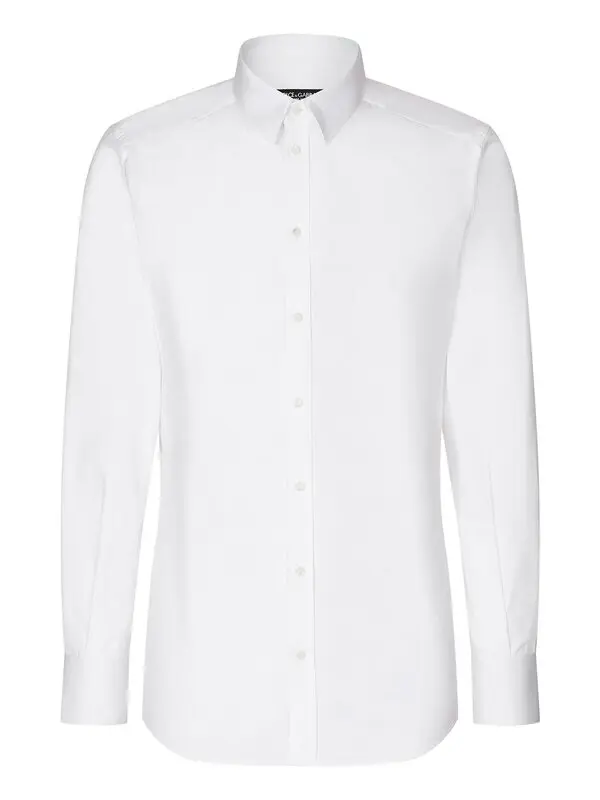 Dolce & Gabbana Martini Cotton Shirt - White