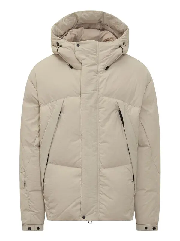 JG1 Yves Salomon Hooded Down Jacket - White
