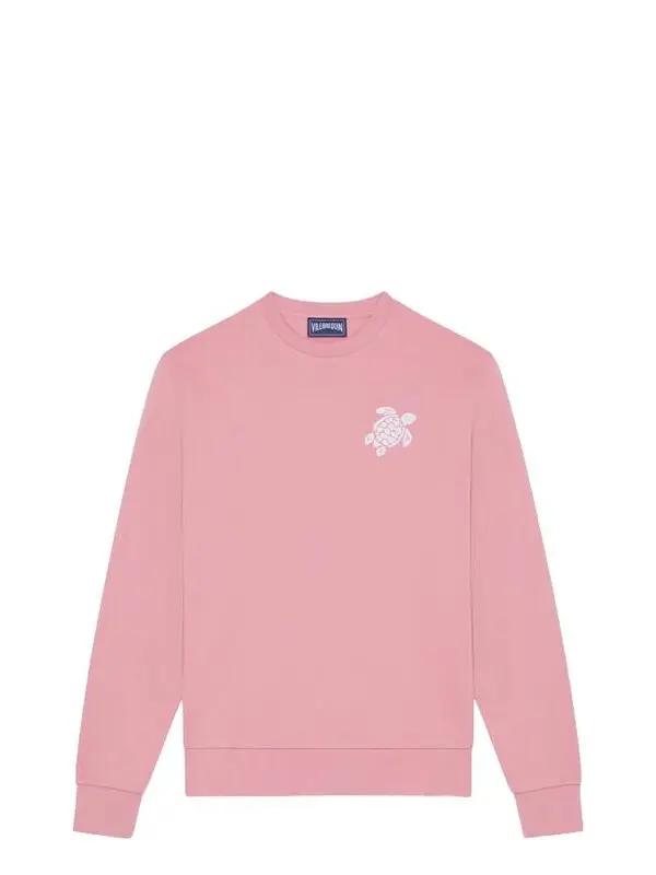 Vilebrequin Crewneck Sweatshirt With Turtle Embroidery - Pink
