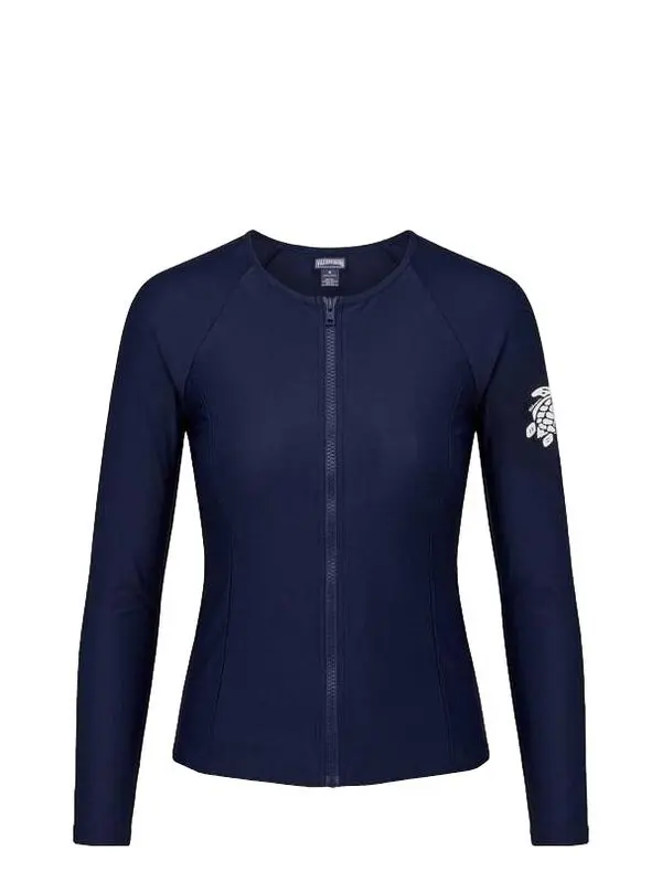 Vilebrequin Long Sleeve Zipper Rashguard - Blue
