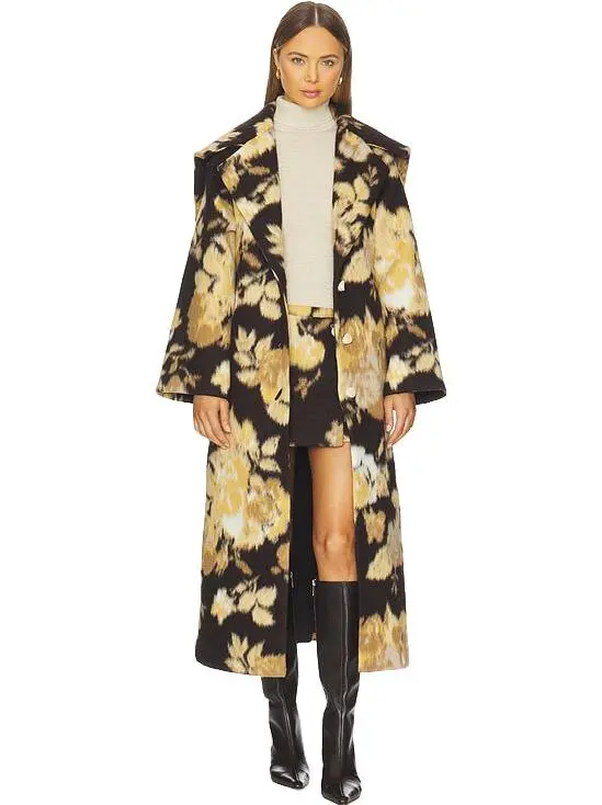 Cult Gaia Linden Outerwear - Wheat Multi