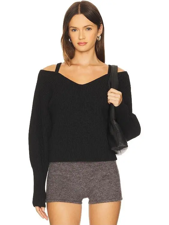 Lna Brielle Pullover Sweater - Black