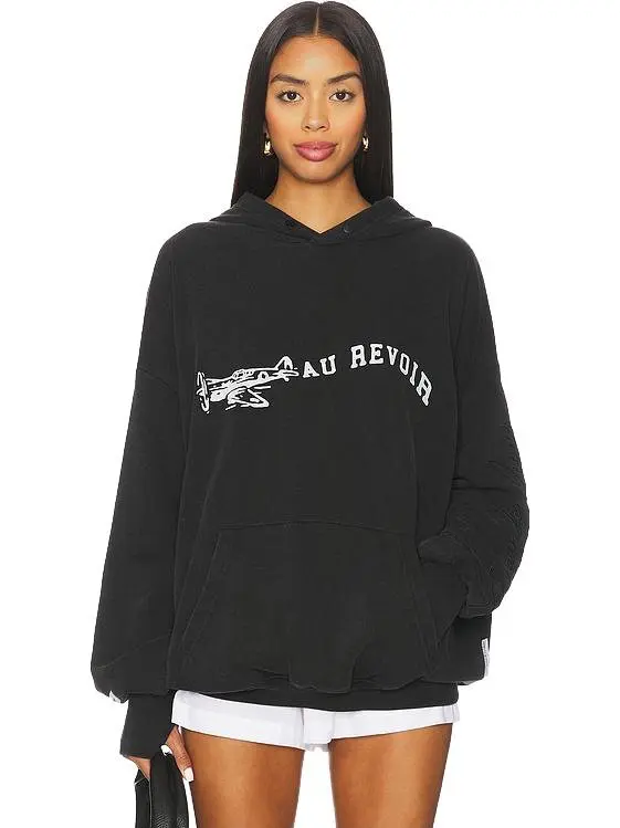 THE LAUNDRY ROOM Au Revoir Hideout Hoodie - Black Snow