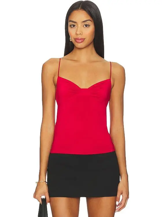 Free People My Way Triangle Cami - Deep Cherry