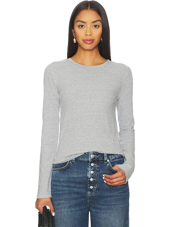 Free People X We The Free Nova Long Sleeve Tee - Greyhound