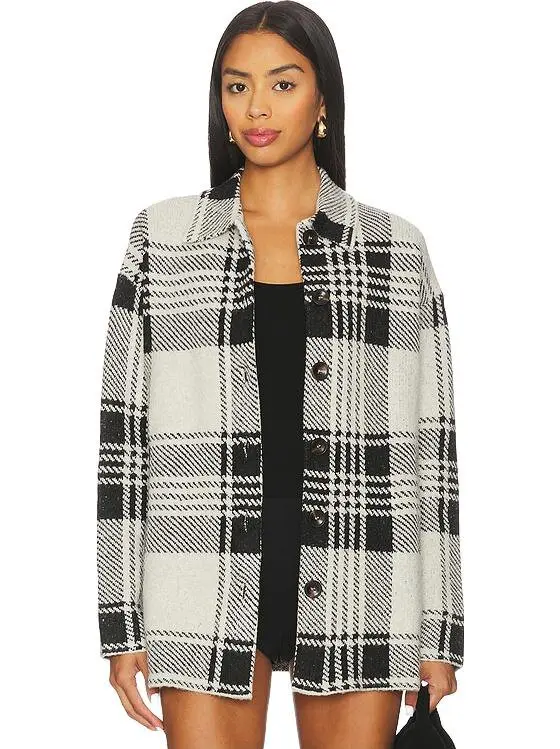 JOHN & JENN BY LINE Woodley Cardigan - Timber Check