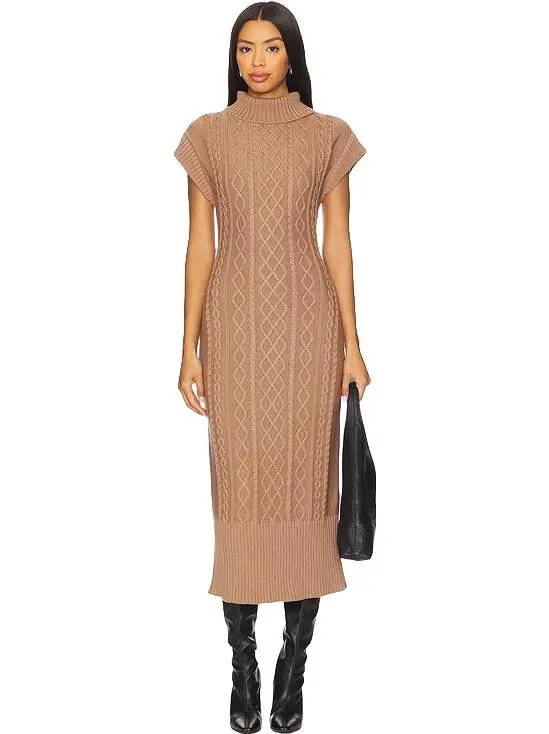 CLEOBELLA Shana Midi Dress - Woodrose