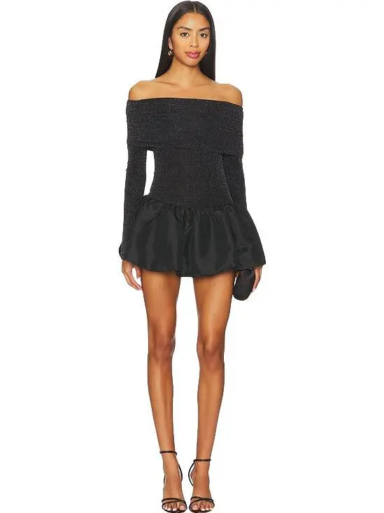 Show Me Your Mumu Charlize Mini Dress - Black Dancing