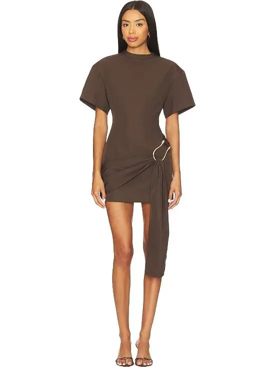 Lioness Martini Mini Dress - Chocolate