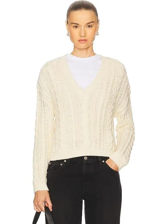 STITCHES & STRIPES Phoebe Pullover - Ivory