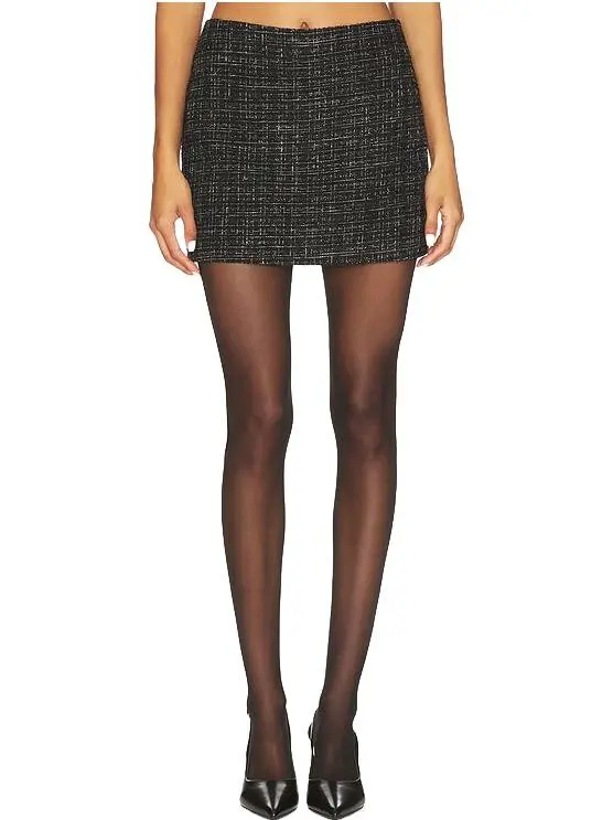 MORE TO COME Samira Mini Skirt - Black