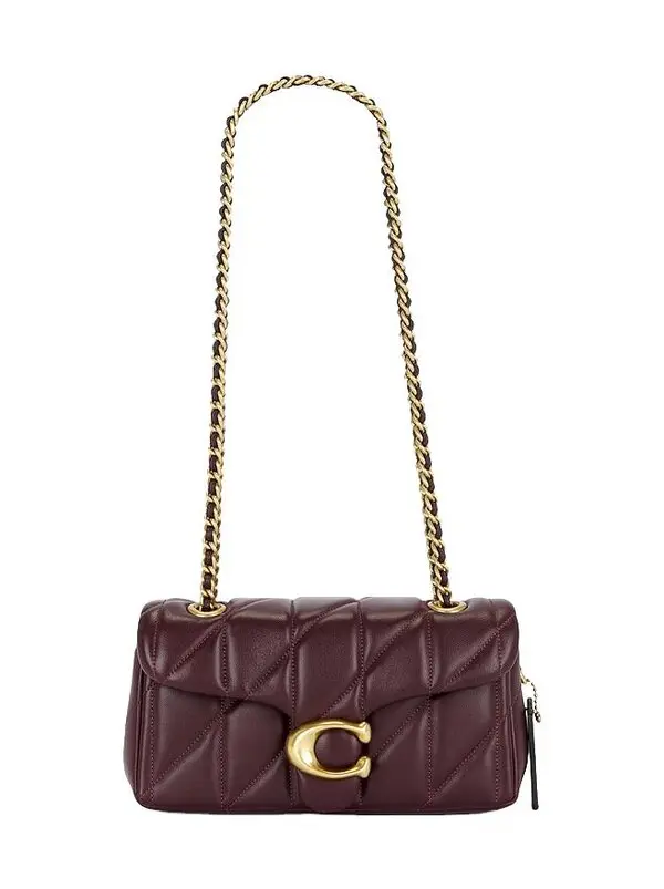 Coach Quilted Tabby 20 Shoulder Bag - Black Current