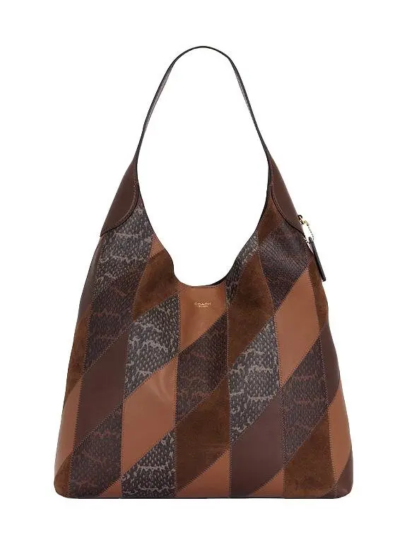 COACH Patchwork Brooklyn 39 Shoulder Bag - Maple Multi