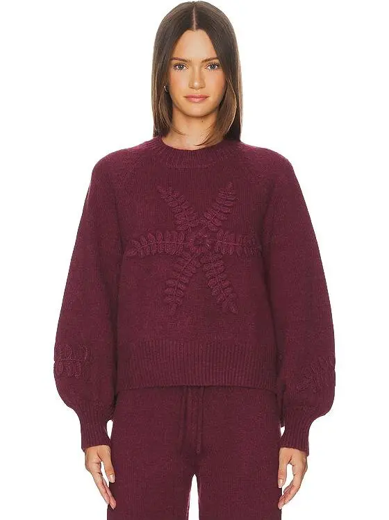 SNDYS Maja Knit Jumper - Cherry Lacquer