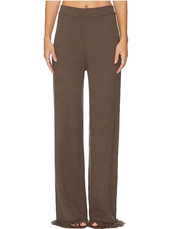 SNDYS Skyler Knit Pant - Chocolate