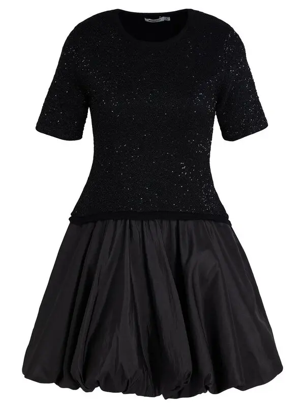 Simkhai Kenz Sequin-embellished Mini Dress - Black