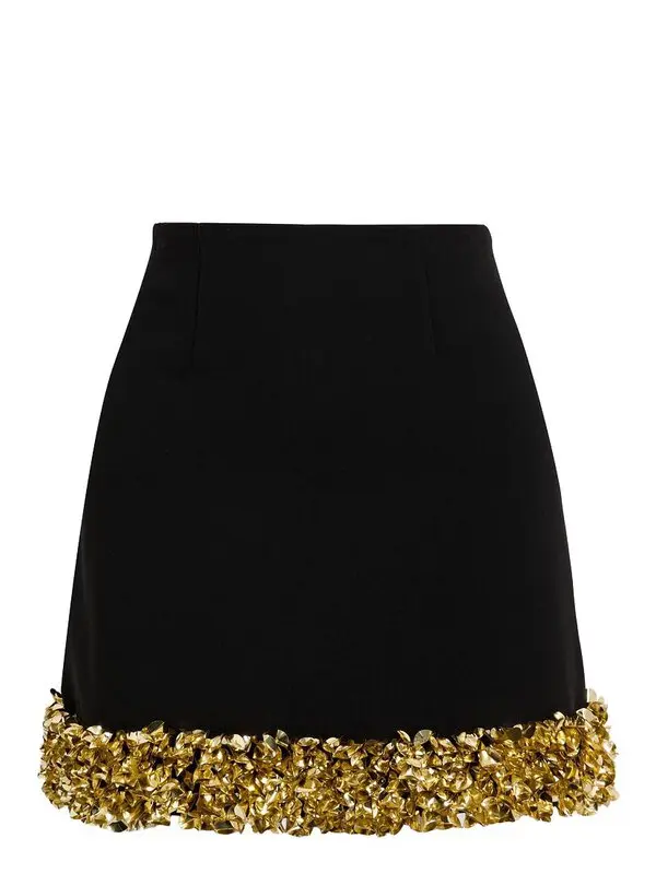 Simkhai Dua Sequin-embellished Mini Skirt - Black