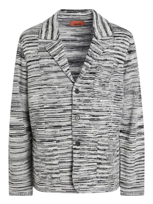 Missoni Spacedyed Cashmere Blazer - Gray