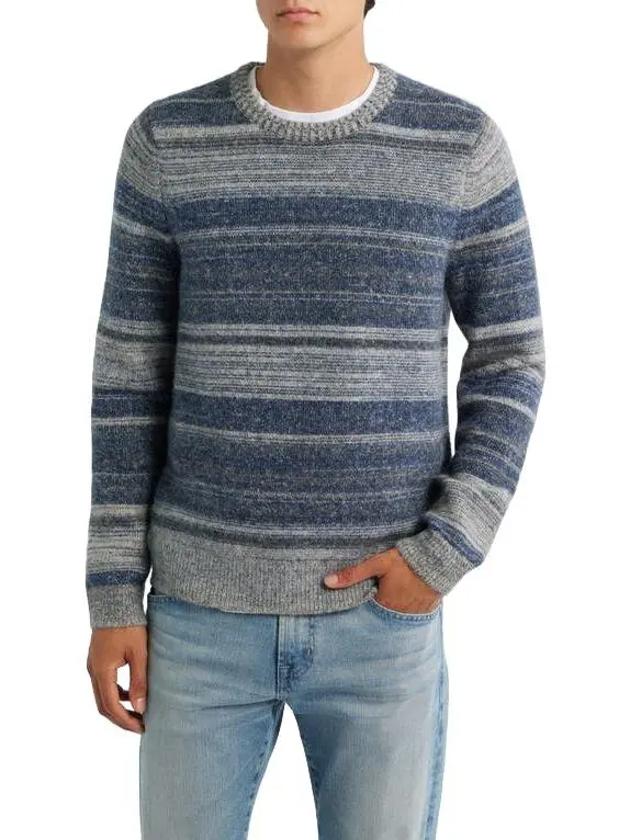 Treasure & Bond Stripe Crewneck Sweater - Blue Vintage Stripe