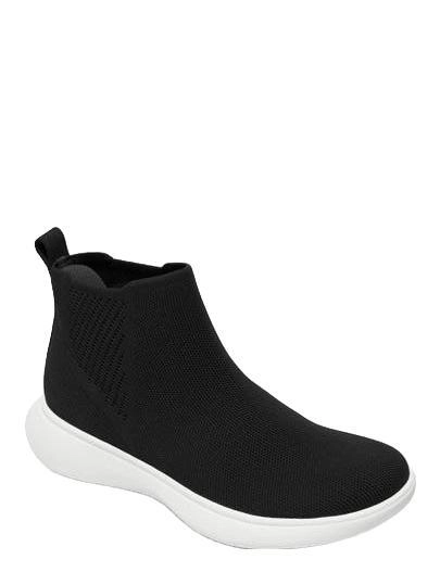 Vivaia Knit Ankle Boots - Black