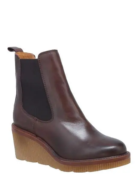 Miz Mooz Averie Platform Wedge Bootie - Brown