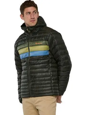 COTOPAXI Fuego Down Hooded Jacket - Woods Stripes